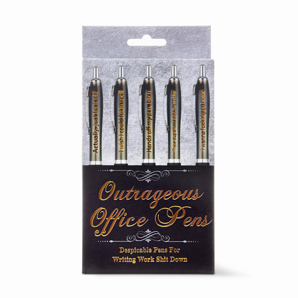 Outrageous Office Pens – Pack of 5 | BMS Enterprises