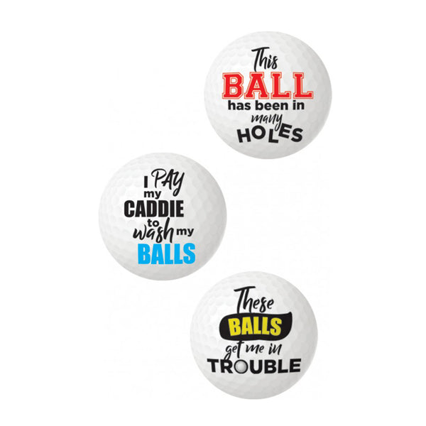Balls Deep Novelty Golf Balls | BMS Enterprises