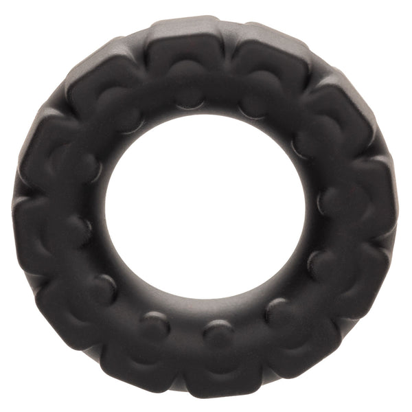CalExotics® – Alpha Ring – Liquid Silicone Prolong Tread Ring - Black ...