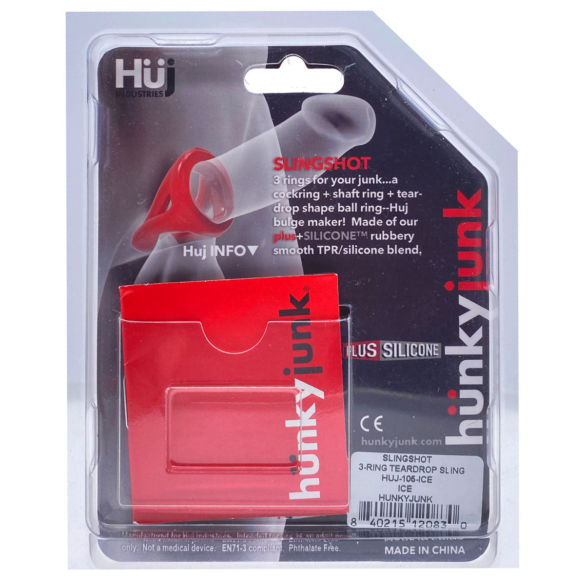 Oxballs – Hunkyjunk - Slingshot 3-Ring Hybrid Sling - Ice - BMS Enterprises