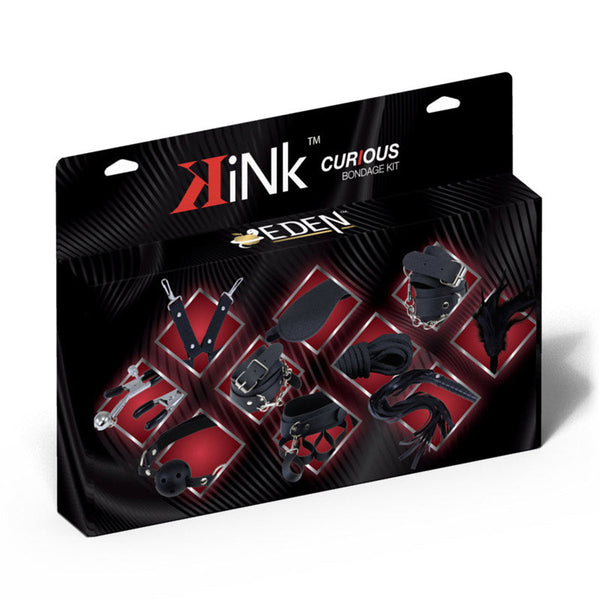 Kink Curious Beginner BDSM Kit - Black - BMS Enterprises