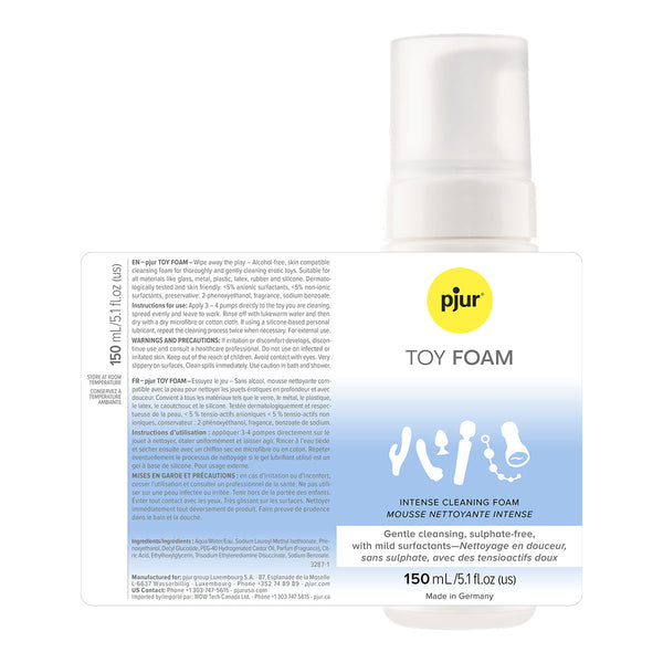 PJUR Toy Foam Intense Cleaning 150ML | BMS Enterprises