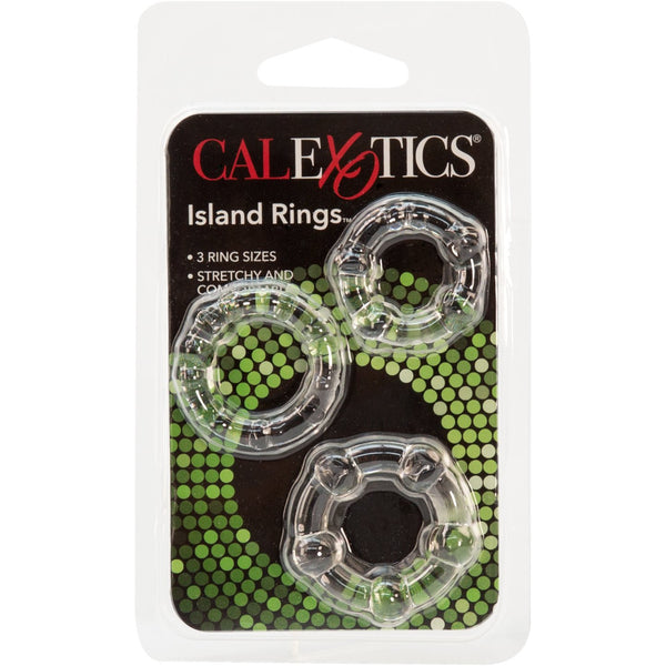 CalExotics Silicone Island Rings - Clear | BMS Enterprises