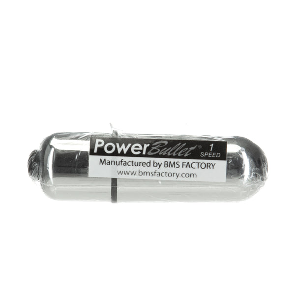 PowerBullet BMS - 1 Speed Vibrating Bullet - Battery Operated - Silver ...