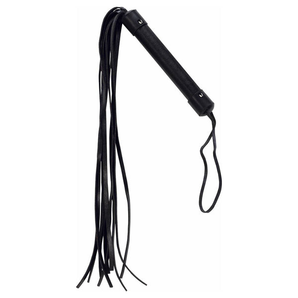 Punishment Black Leather Whip | BMS Enterprises
