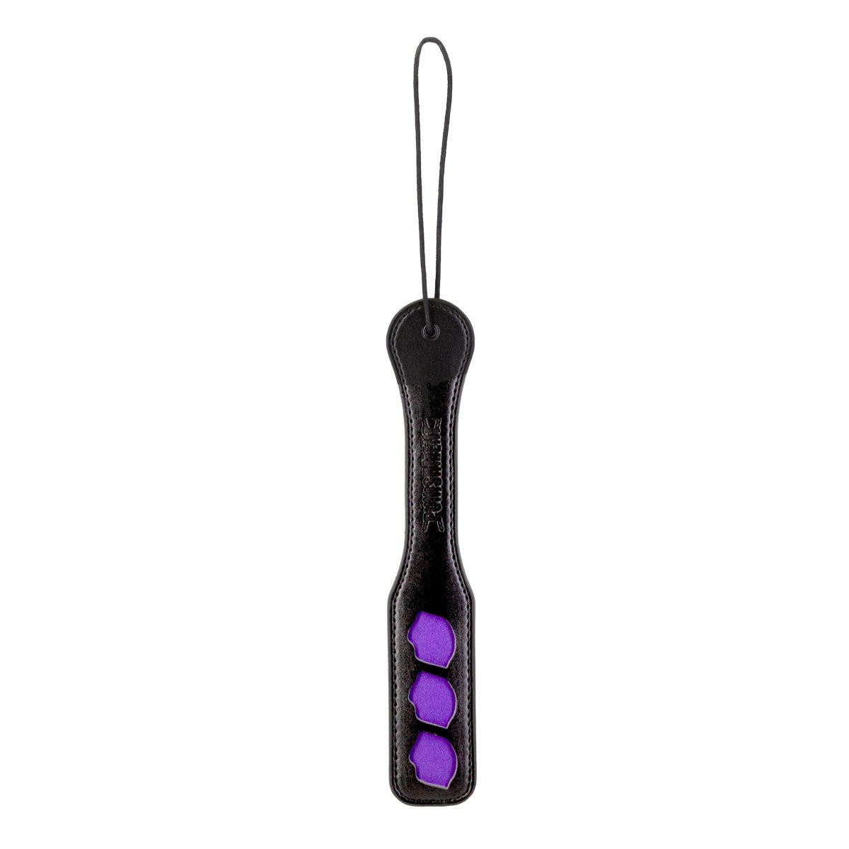 Punishment - Purple Lips Paddle – Black - BMS Enterprises
