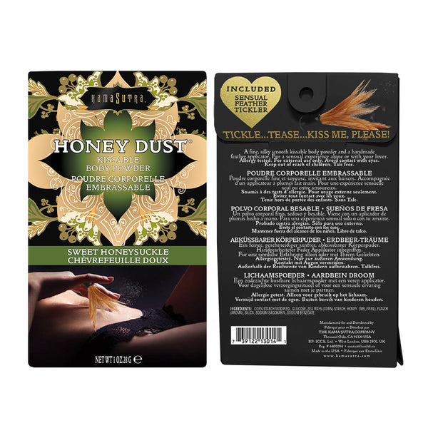 Kama Sutra Honey Dust – Sweet Honeysuckle – 1 oz | BMS Enterprises